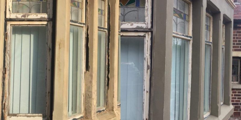 How to repair stone mullions?